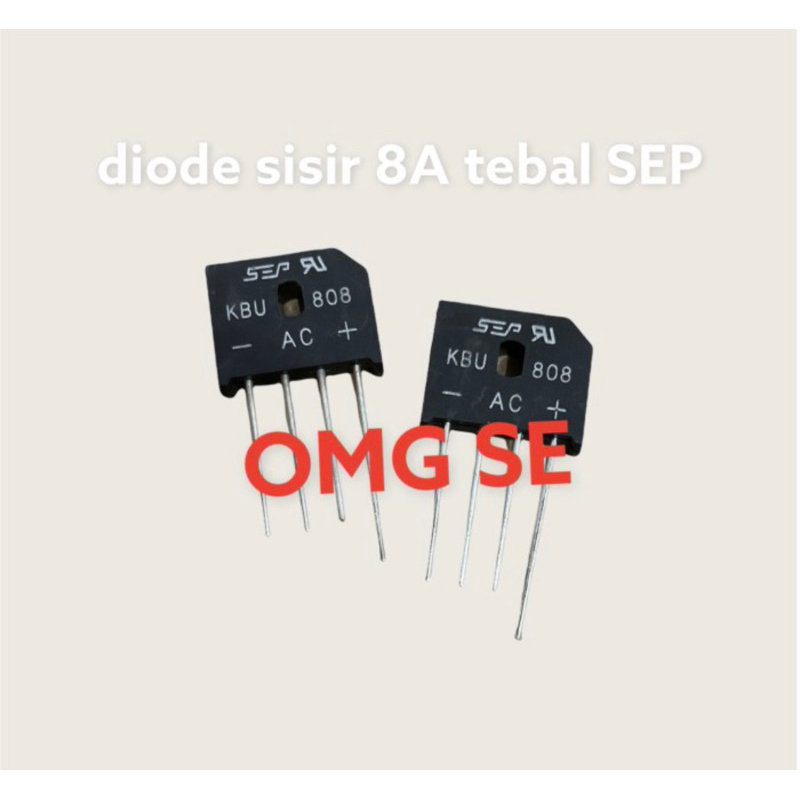 Jual diode bridge sisir KBU 808 8A tebal SEP | Shopee Indonesia