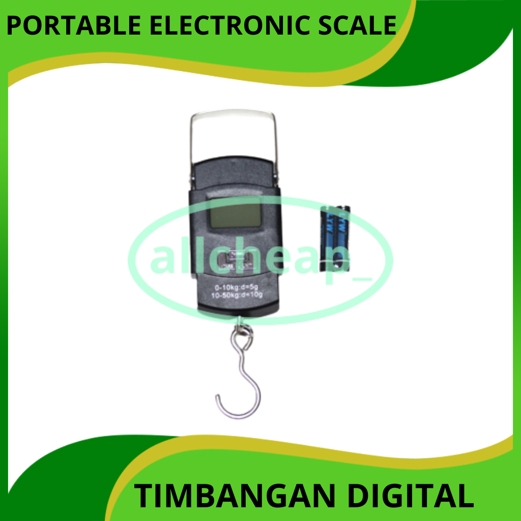 Jual DM - Timbangan Gantung Digital Portable Electronic Scale 50 Kg ...