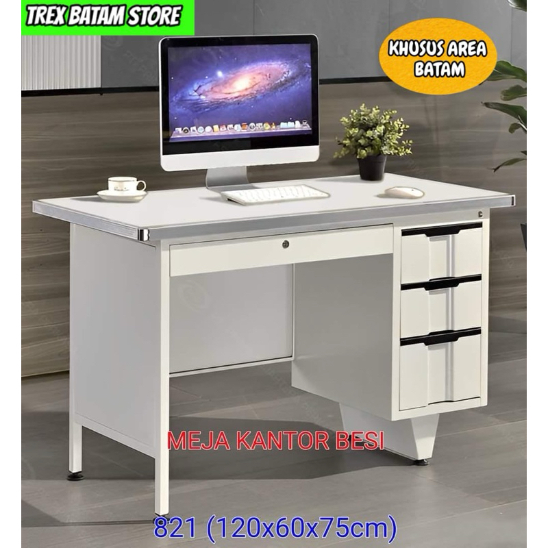 Jual MEJA KANTOR BESI MEJA OFFICE MEJA KASIR MEJA SERBAGUNA 821 UK 120 ...