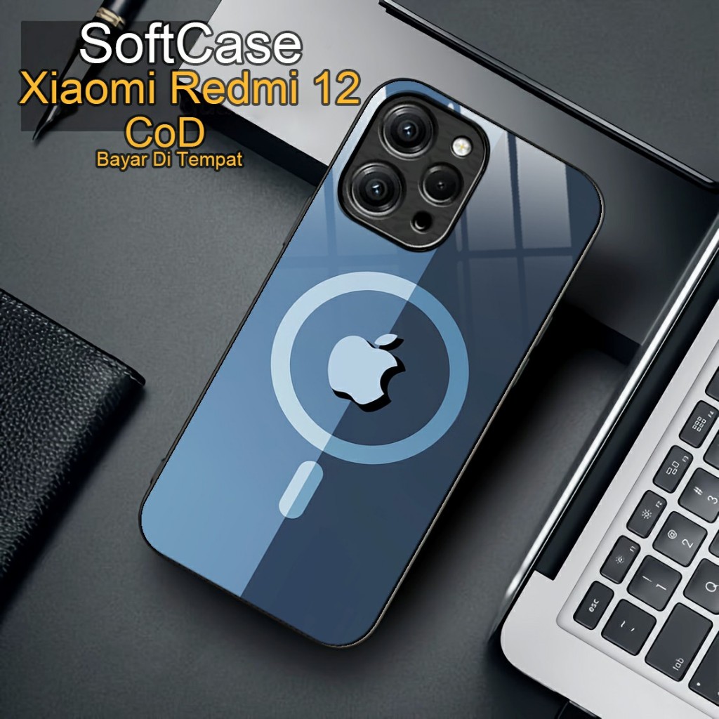 Jual H1039 SoftCase Glass Kilau Market_Case | Redmi 12| Case Terbaru ...