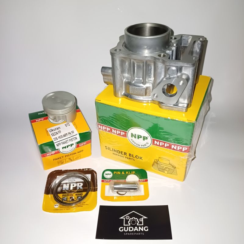 Jual PAKET BLOK SEHER CYLINDER BLOK + PISTON KIT NPP Xeon RC / GT 125 1LB | Shopee Indonesia