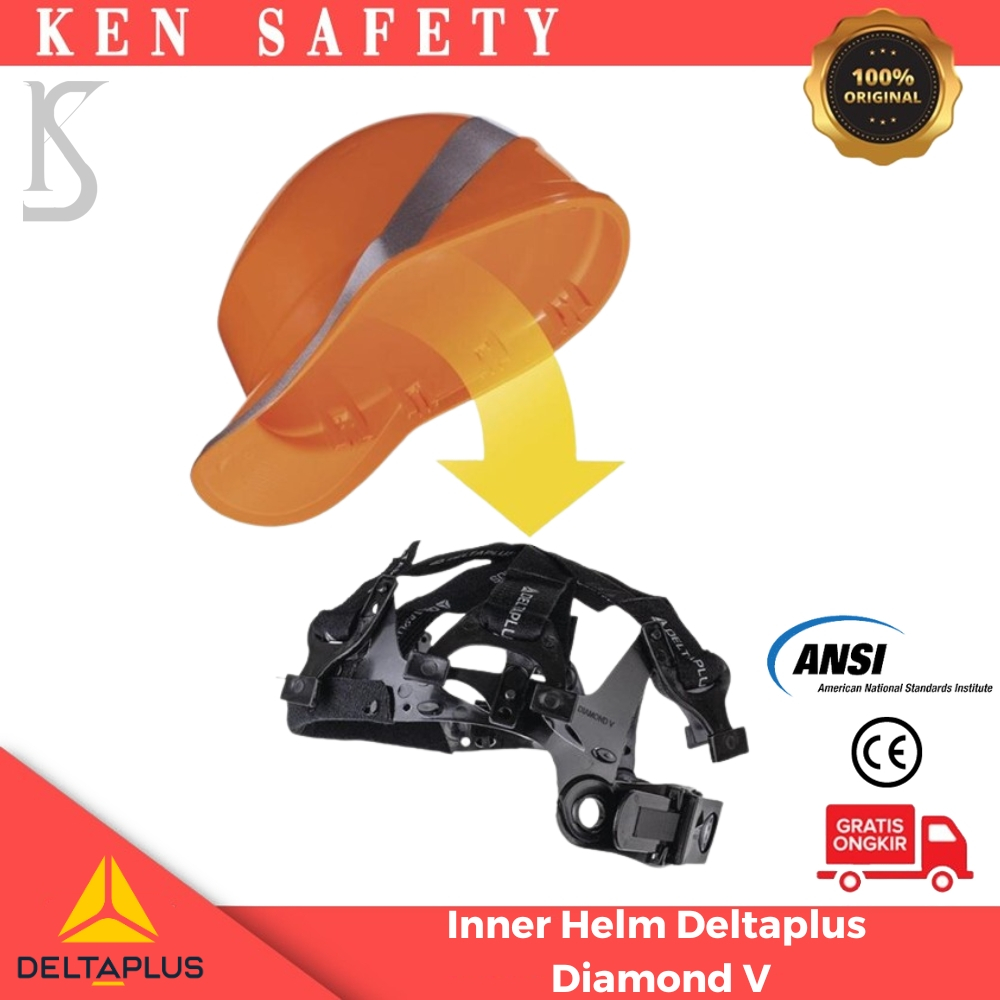Jual Inner Helm Safety Deltaplus Tatakan Kerangka Helm Proyek Kerja ...