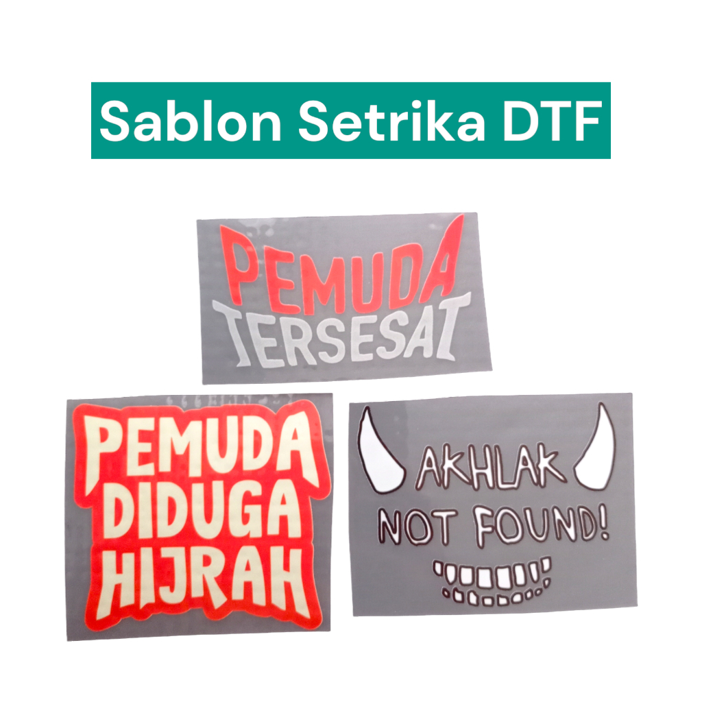 Jual Sablon DTF Pemuda Tersesat Diduga Hijrah Meme MLI | Shopee Indonesia