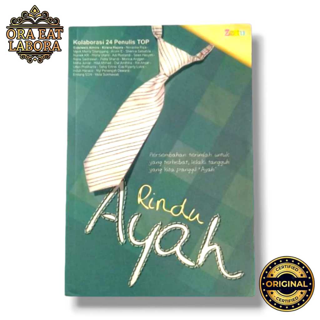 Jual Buku Novel Original Rindu Ayah - Ora Eat Labora | Shopee Indonesia