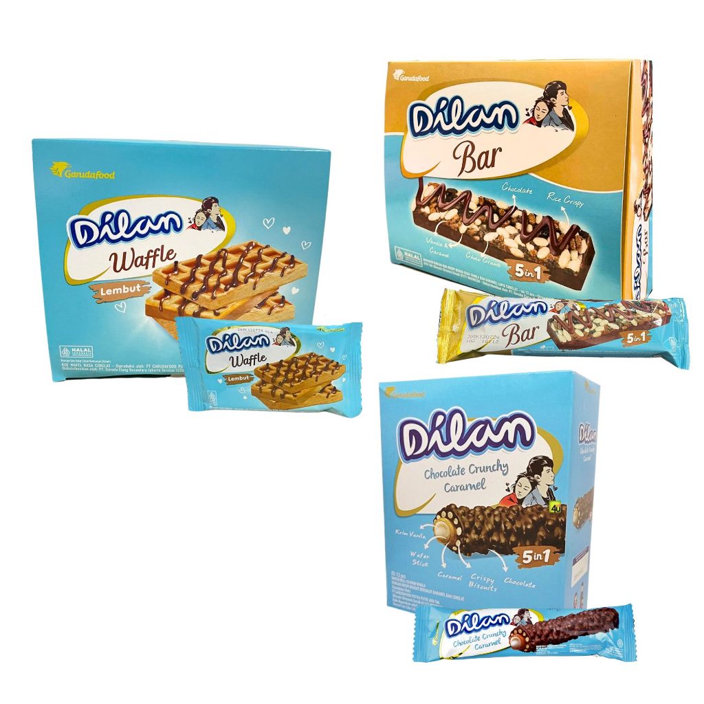 Jual Dilan Chocolate Waffle / Dilan Chocolate Bar / Dilan Chocolate ...