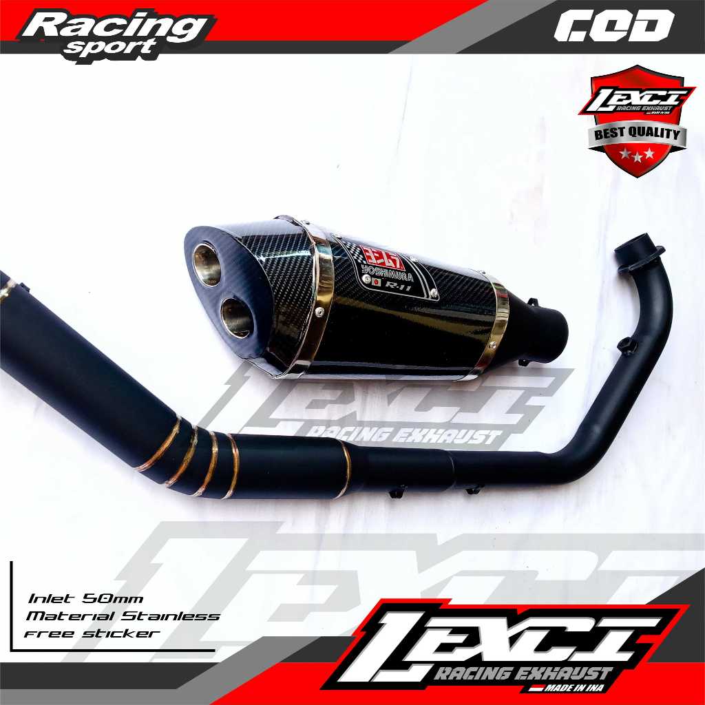 Jual KNALPOT RACING CBR150R CB150 VIXION R15 BYSON SONIC VERZA SATRIA ...