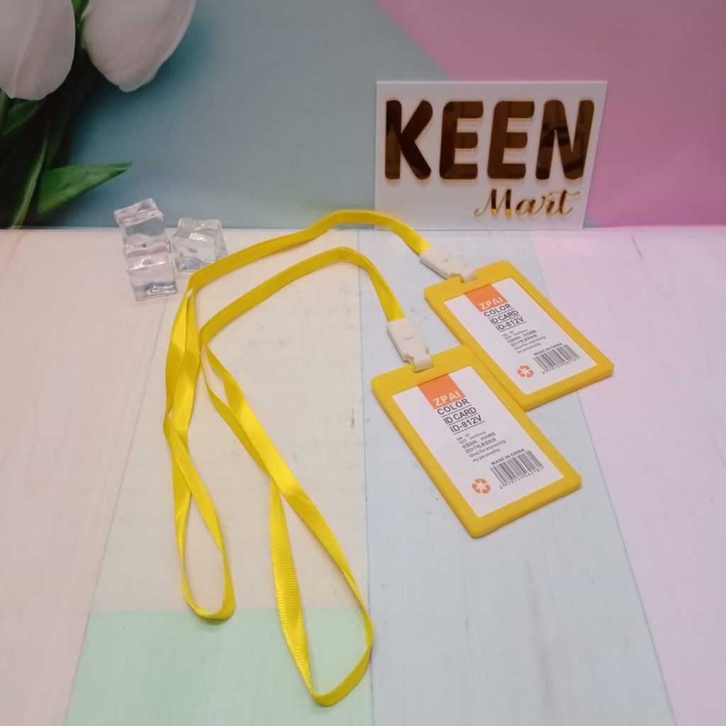 Jual NAME TAG ID CARD HOLDER CARD KARTU LANYARD TALI TANDA PENGENAL ...