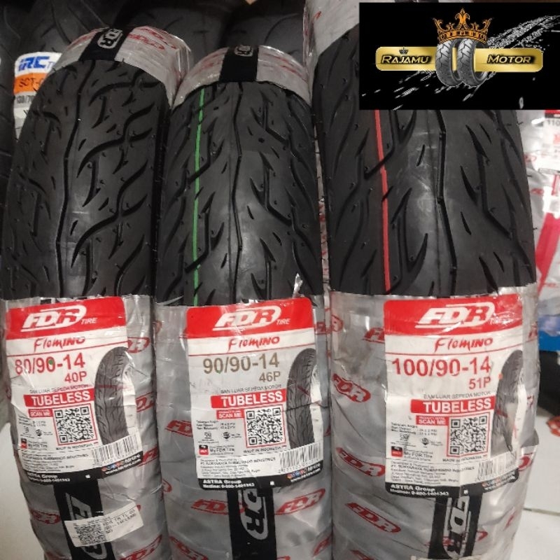Jual BAN FDR FLEMINO TUBELESS MATIC RING 14 Tubeless - Produksi Terbaru ...