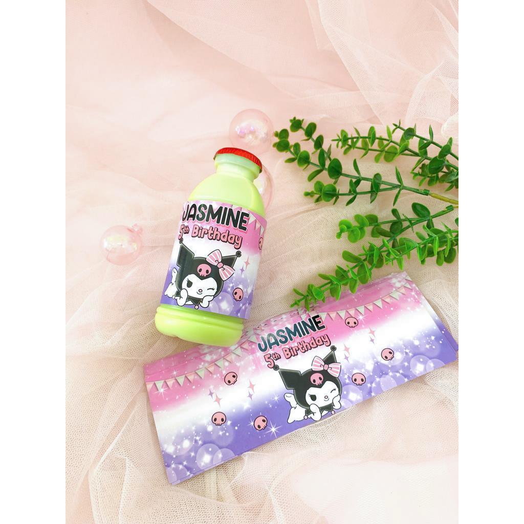 Jual Kuromi - Label Susu BOTOL Indomilk 190ml / Ulang Tahun / Label ...