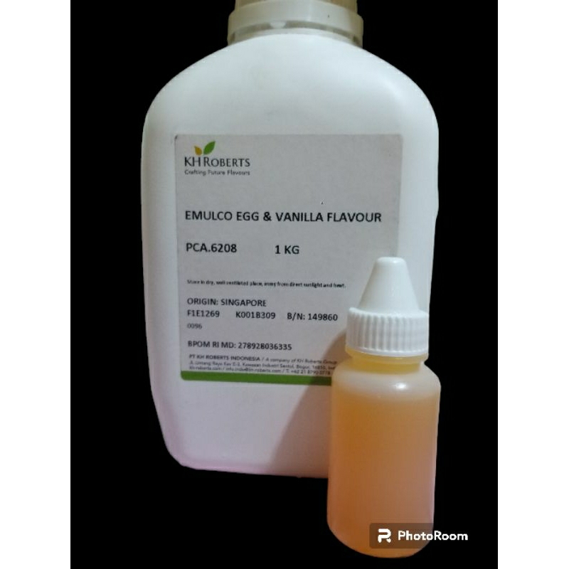 Jual emulco egg vanilla paste flavour repack 30 ml kh roberts | Shopee ...