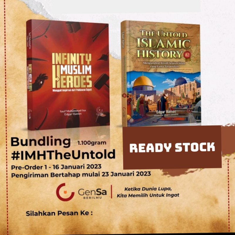 Jual READY Paket Infinity Muslim Heroes dan The Untold Islamic History ...