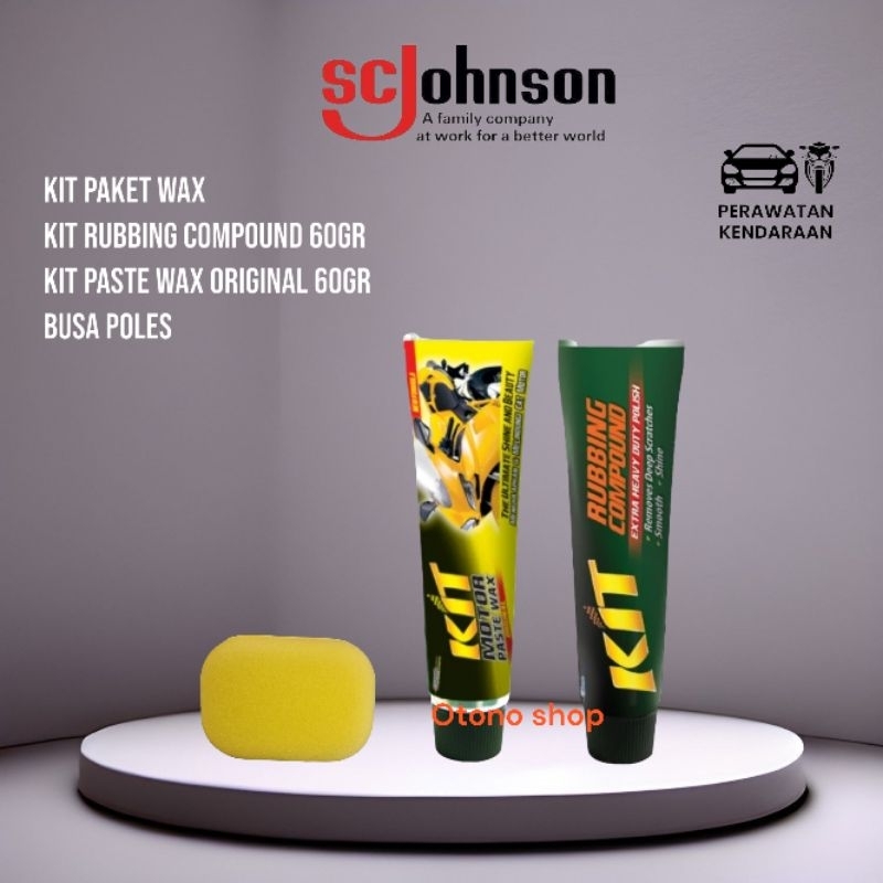Jual Paket Kit Rubbing Compound - Kit Paste Wax Original - Kit Rubbing ...