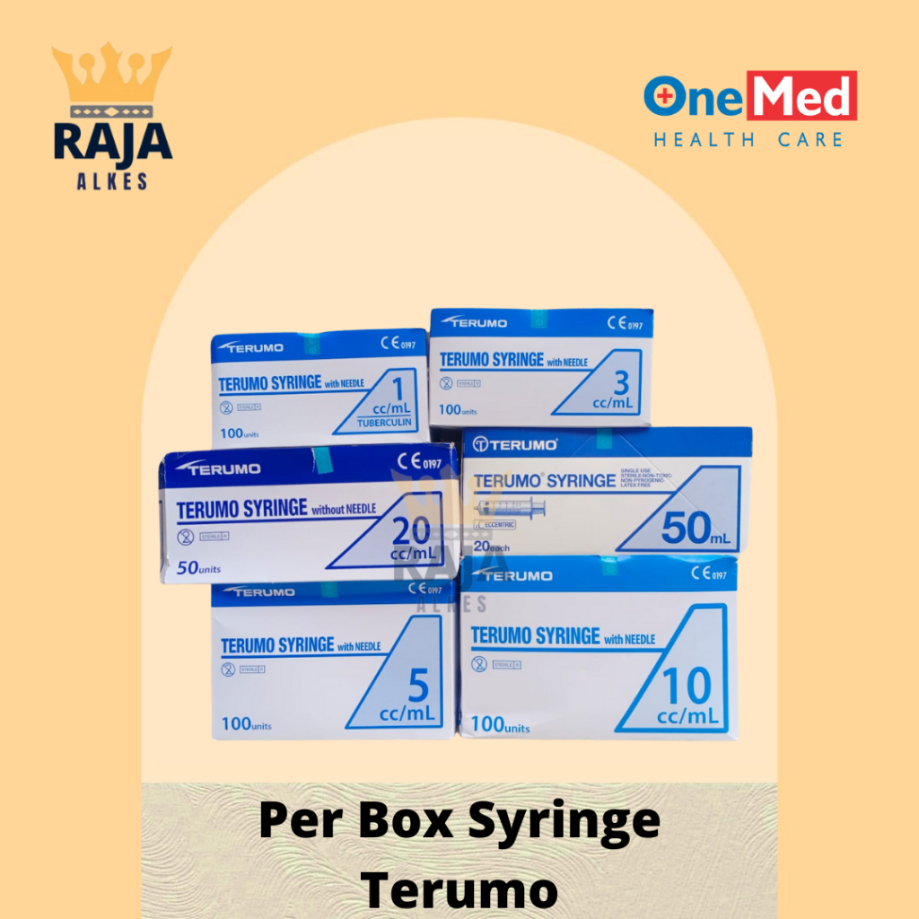 Jual Per Box Terumo Spuit 1cc, 3 cc, 5 cc,10 cc, 20 cc & 50 cc Spuit Terumo 1cc, 3cc, 5cc, 10cc ...