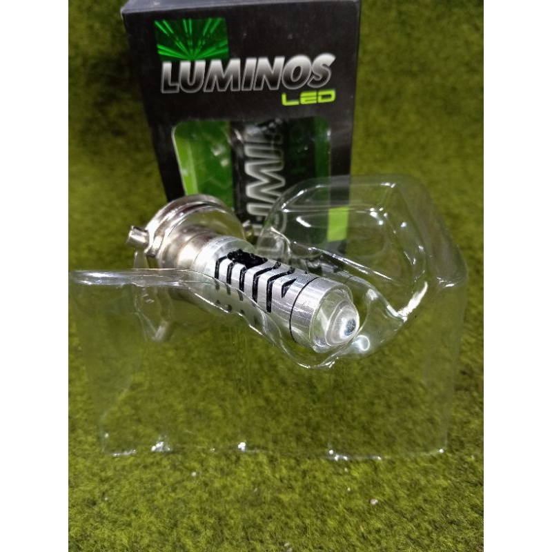 Jual Lampu Depan LED H4 3 Kaki merk LUMINOS warna putih kuning | Shopee ...