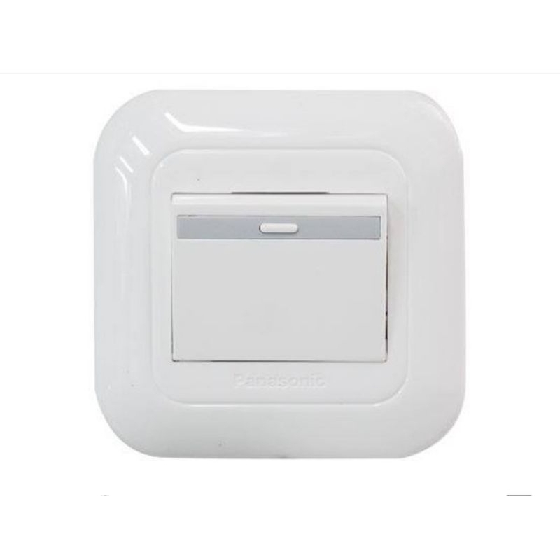 Jual Saklar Switch Lampu Single Engkel Tunggal 1 Gang PANASONIC Wide ...
