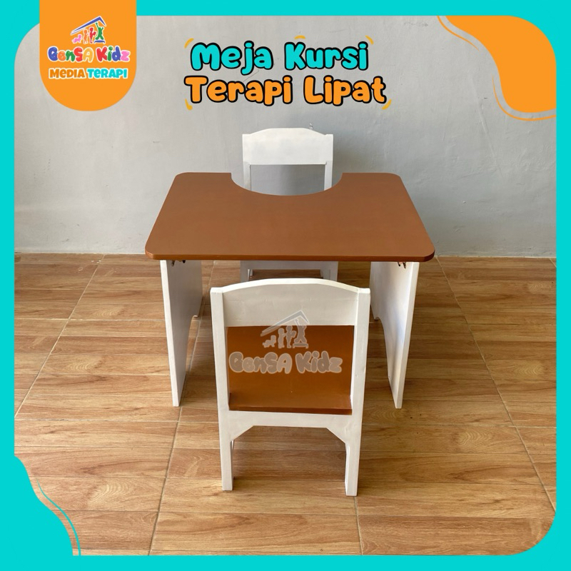 Jual Meja Kursi Terapi Lipat / Meja Terapi / Meja Belajar Anak / Meja ...