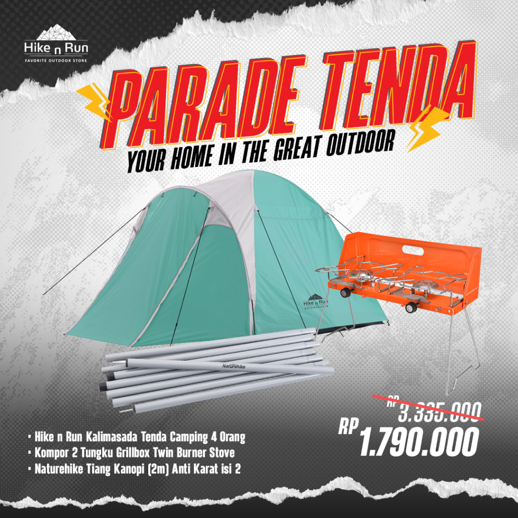 Jual Hike n Run Kalimasada Tenda Camping 4 Orang - HNR21T004 | Shopee ...