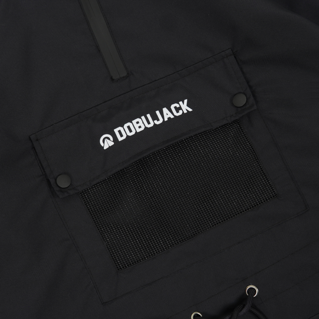 Jual Dobujack Cagoule Jacket Kurt Black | Shopee Indonesia