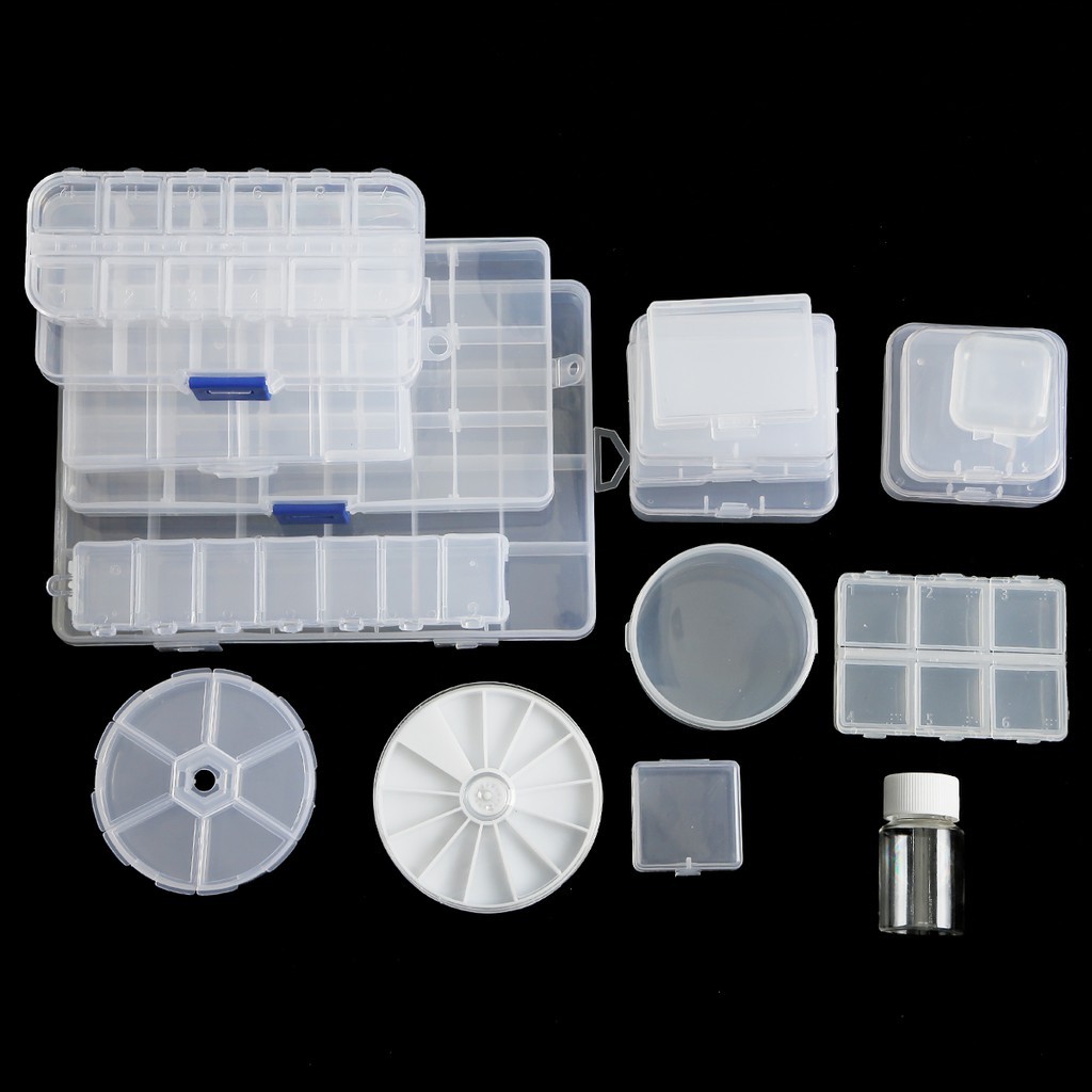 Jual [COD Ready stock]1 PCS Transparent Storage Box Handmade DIY ...