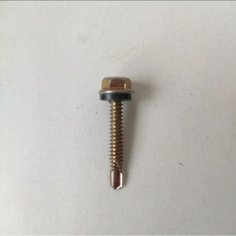 Jual Baut Rumping Roofing 12x30 12 x 30 isi 10 pcs Sekrup Baja Ringan ...