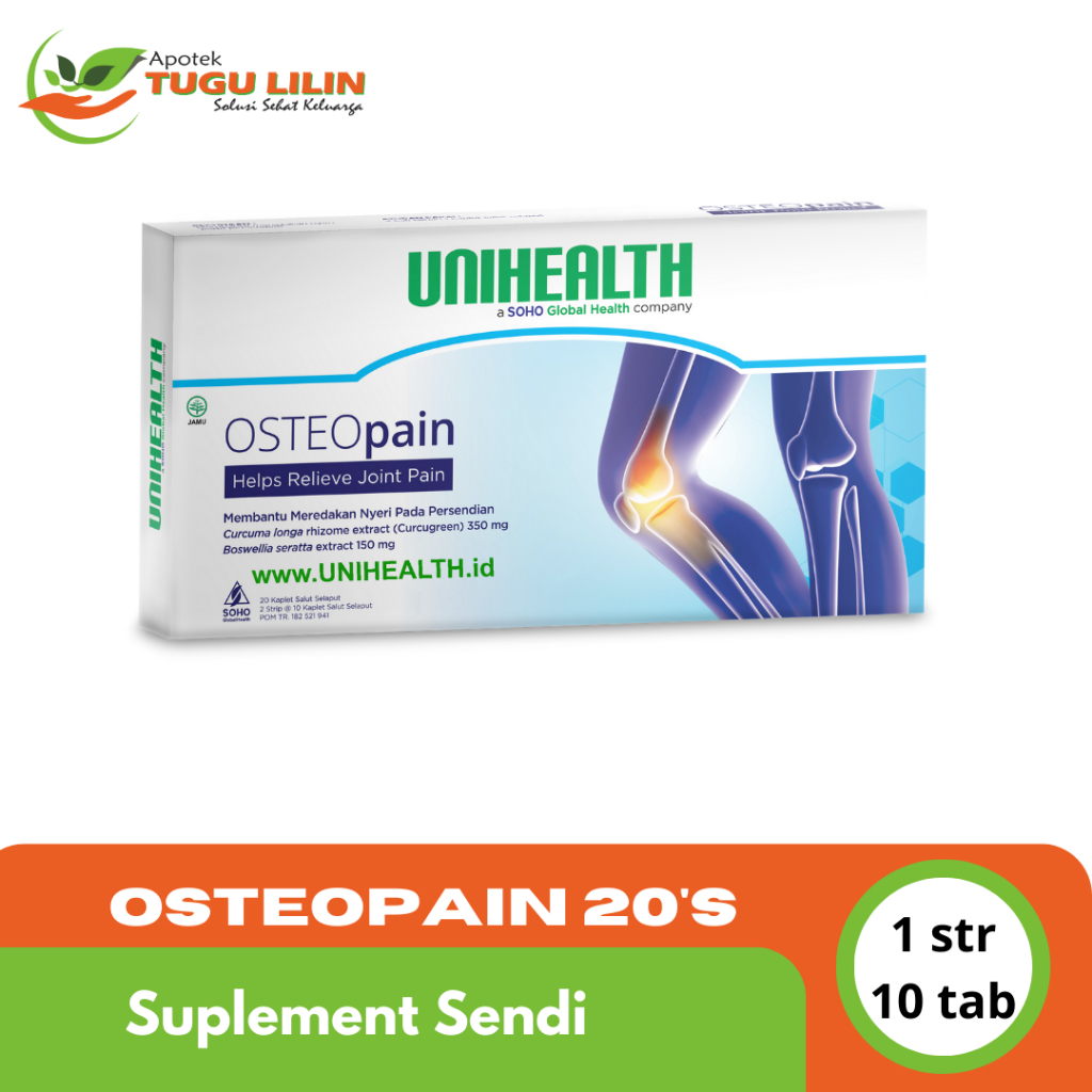 Jual OSTEOPAIN OSTEO PAIN UNIHEALTH BOX 20 TABLET | Shopee Indonesia