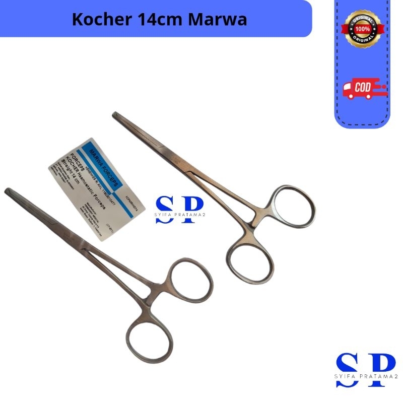 Jual Marwa Kocher 14cm Lurus | Bengkok | Klem Kocher | Koher | Shopee ...