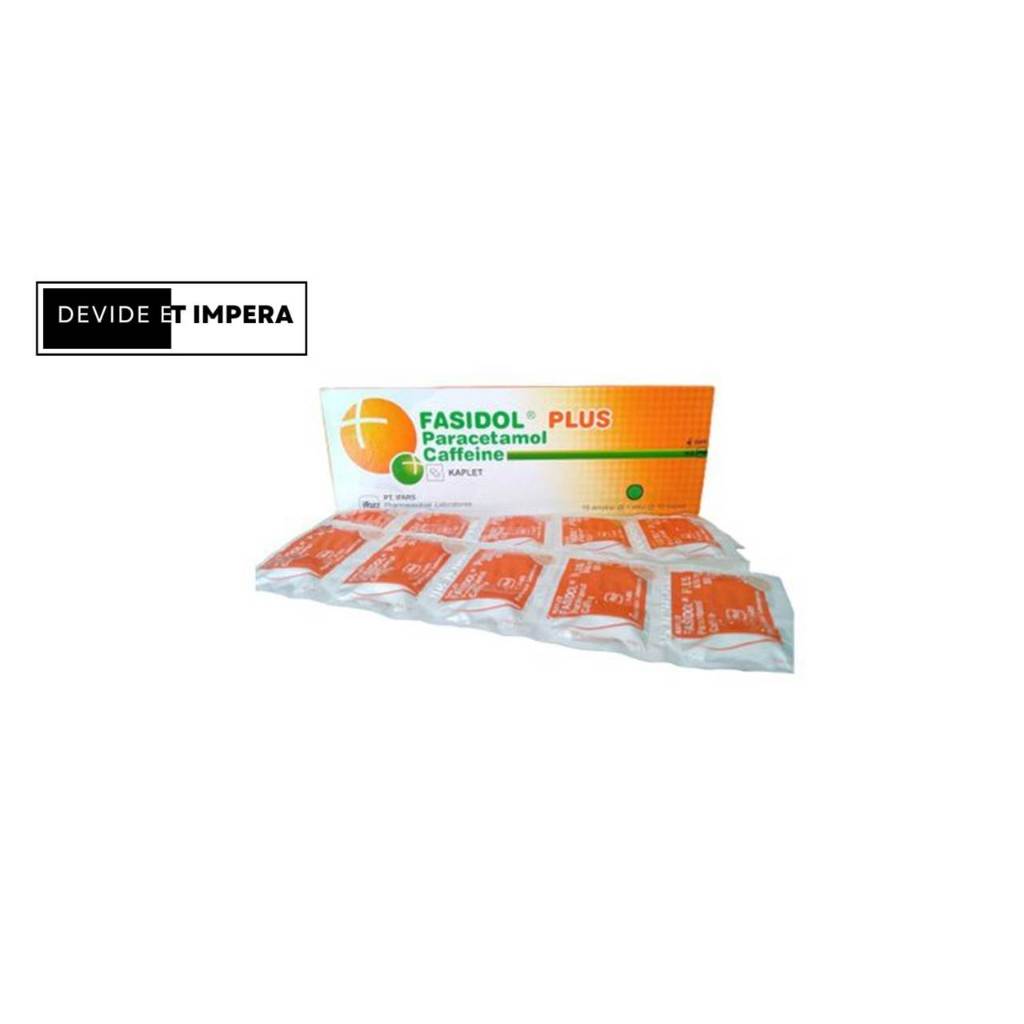 Jual Fasidol Plus Strip [1 Strip / 10 Kaplet] - Paracetamol 600mg ...