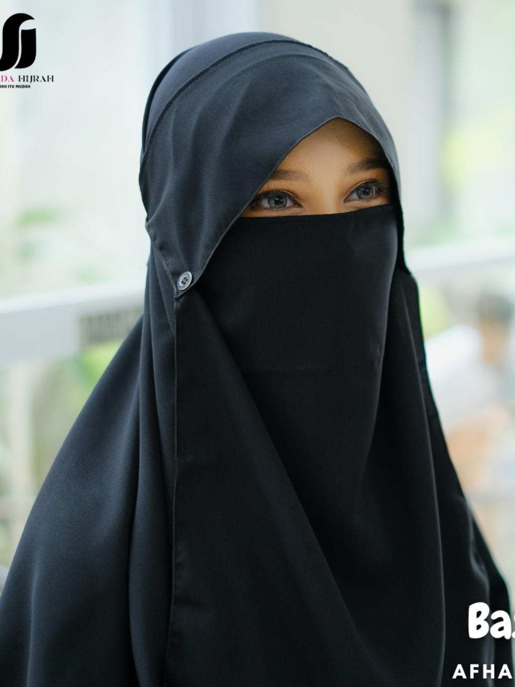 Jual Afhadahijrah - Cadar Arab jetblack niqab Poni murah terbaru ...