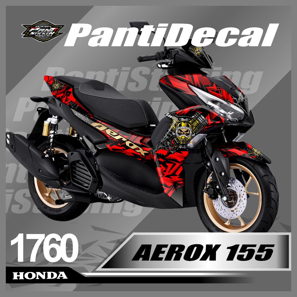 Jual Decal yamaha Aerox Old 155 Lis design grafis simple limited ...