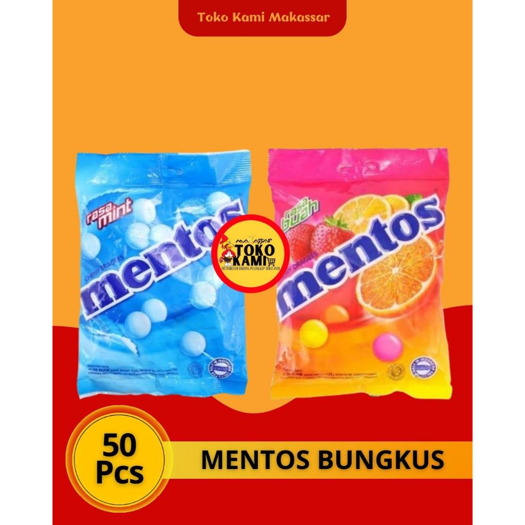 Jual permen mentos 1 bungkus | Shopee Indonesia