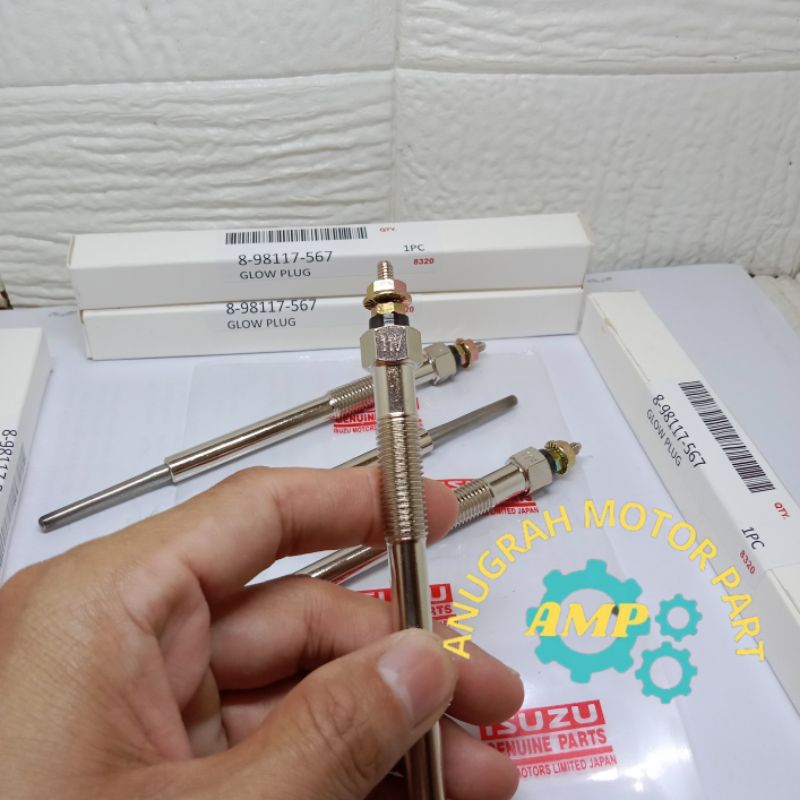 Jual BUSI PEMANAS GLOW PLUG ISUZU DMAX NEW 4JJ1 HARGA PER PC | Shopee ...