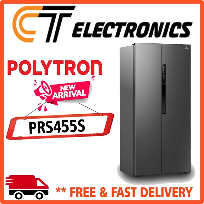 Jual POLYTRON PRS455S KULKAS SIDE BY SIDE POLYTRON INVERTER PRS 455 ...