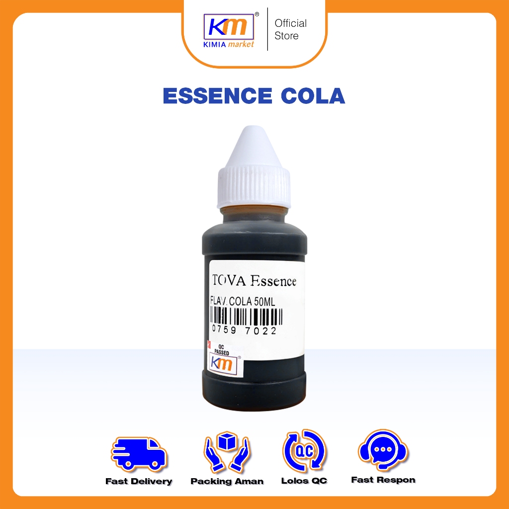 Jual Essence makanan Flavor TOVA Cola 50ML/ Perisa Makanan / Penambah ...