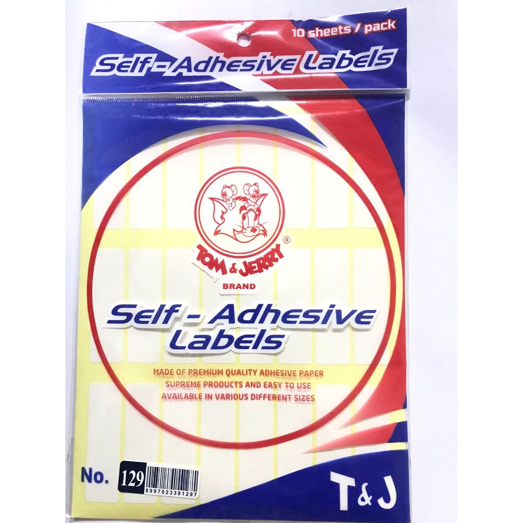 Jual Label Tom And Jerry Putih Semua Ukuran | Shopee Indonesia