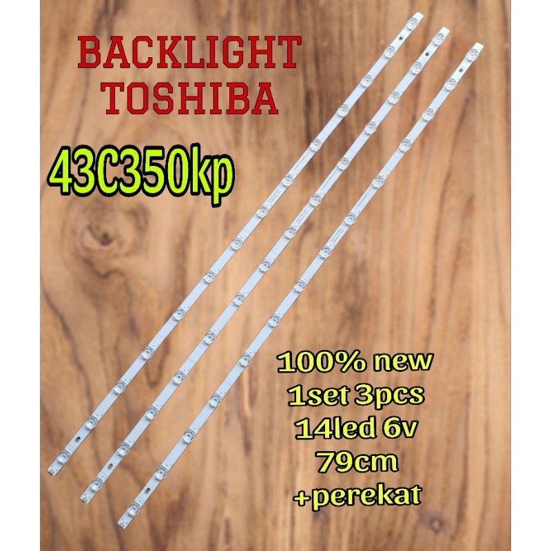 Jual Lampu led bl backlight tv toshiba 43c350 43C350kp | Shopee Indonesia