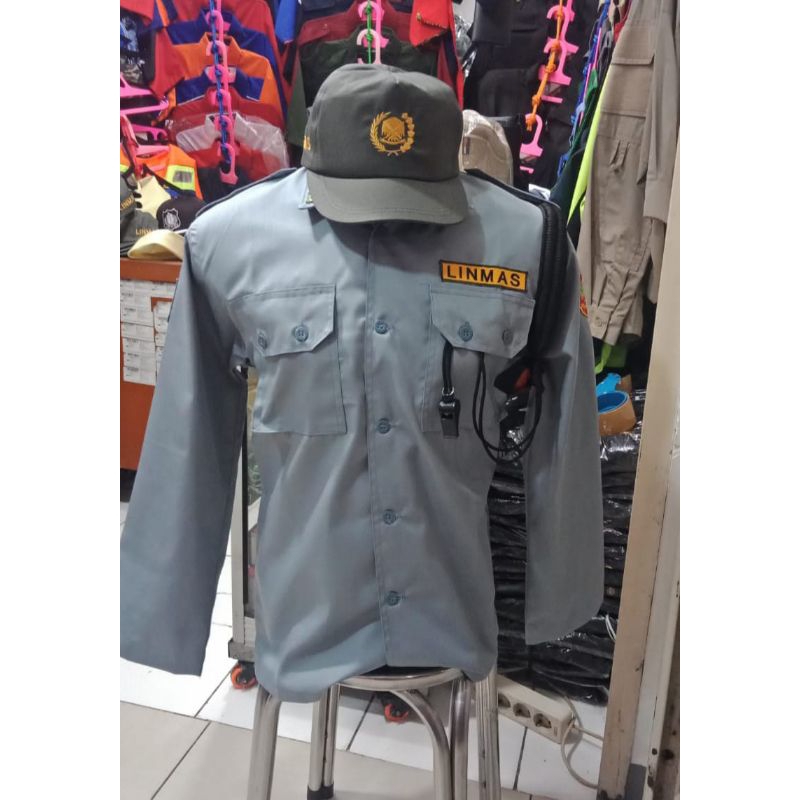 Jual SERAGAM PDL LINMAS TERBARU 2023 BAHAN AMERICAN DRILL | Shopee ...