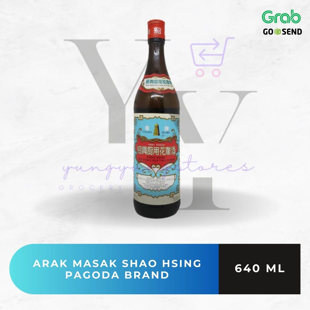 Jual Shao Hsing Chiew / Angciu / Arak Masak Pagoda 640 ml | Shopee ...