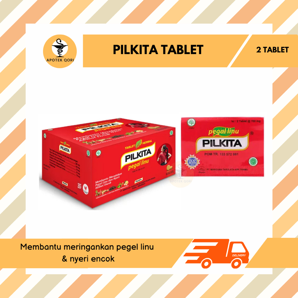 Jual PILKITA STRIP @ 2 TABLET/PEGEL LINU/NYERI ENCOK | Shopee Indonesia