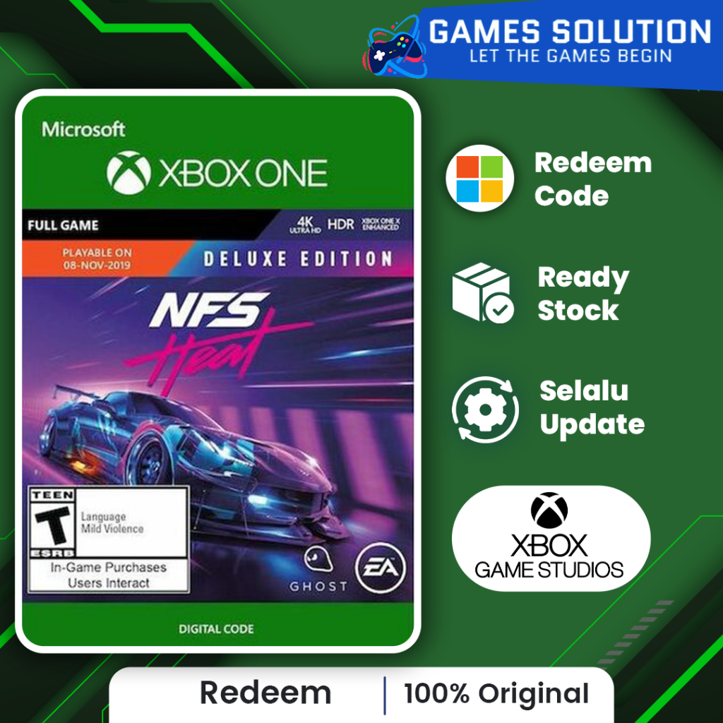 Jual Need for Speed: Heat (Deluxe Edition) for Xbox one & Series X|S ...