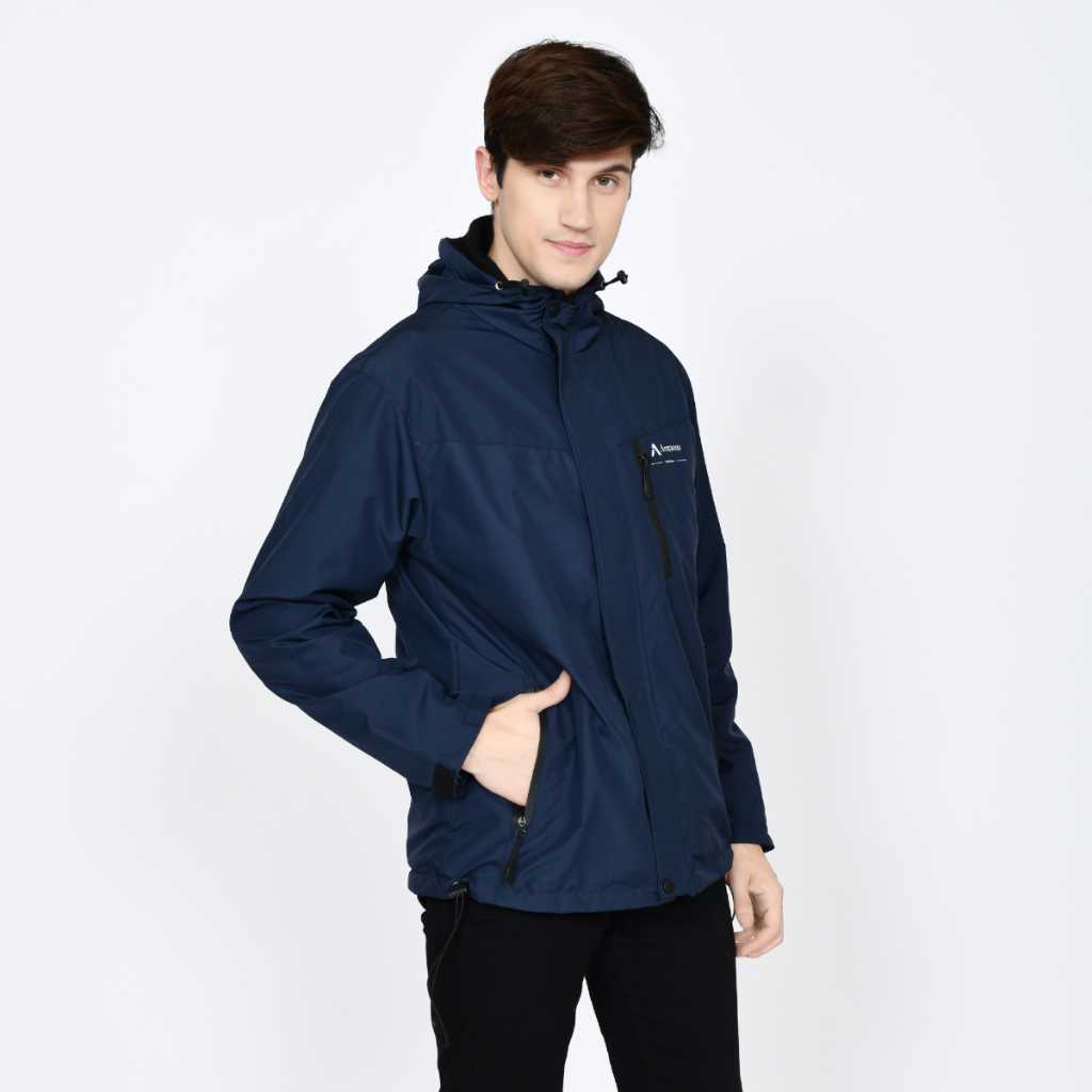 Jual Armous Jaket Parasut Pria Windbreakers Outdoor Waterproof Bahan ...