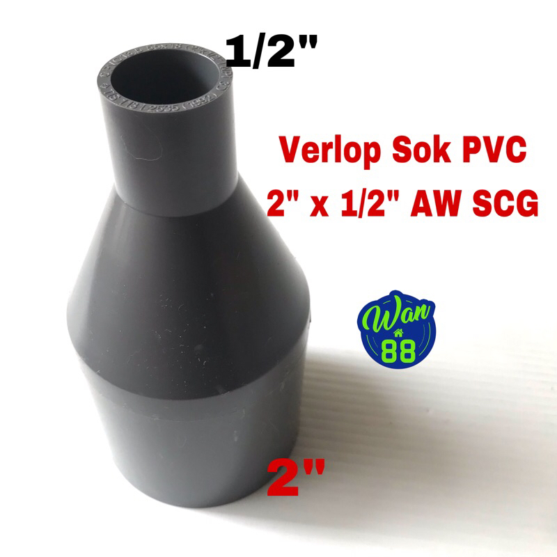 Jual Verlop Sok PVC 2” x 1/2” AW SCG/ Reducer | Shopee Indonesia