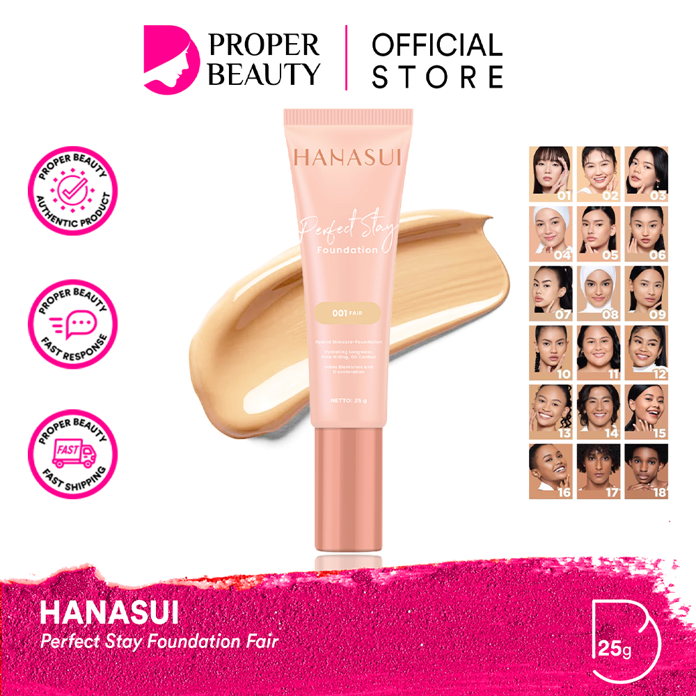 Jual HANASUI Perfect Stay Foundation Indonesia / Foundation 25g ...