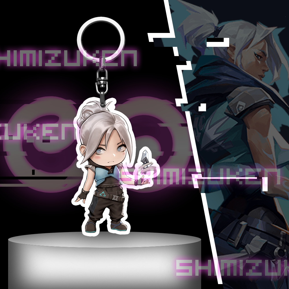 Jual Gantungan Kunci Anime Game Valorant - Jett - Ganci Akrilik ...