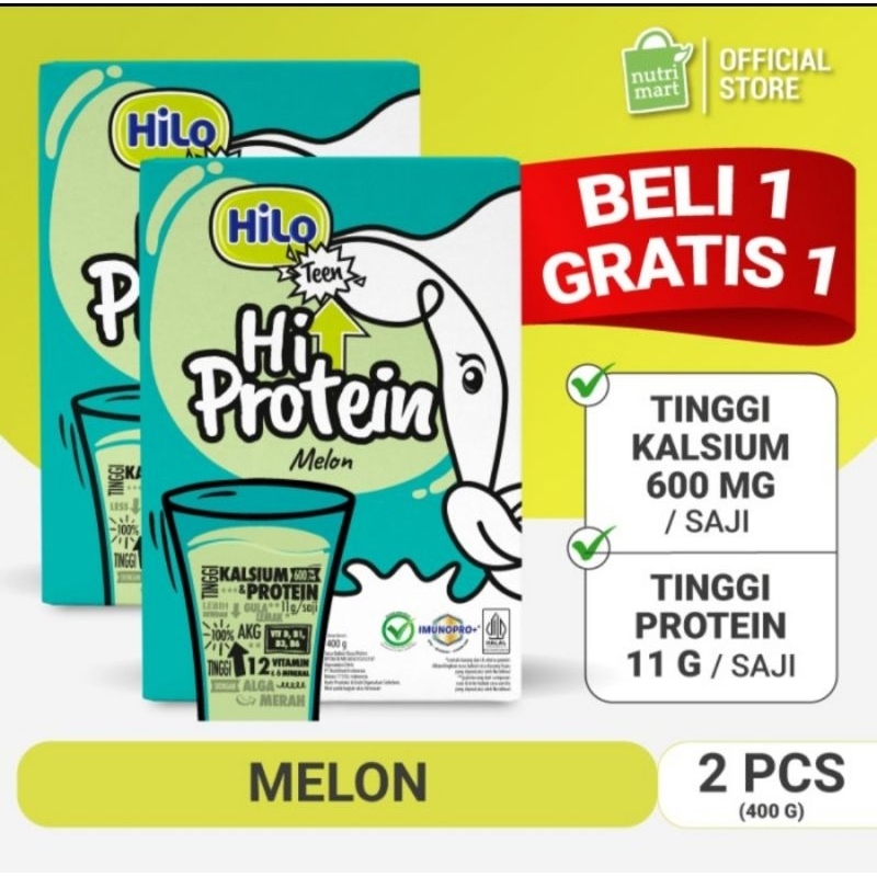 Jual hilo teen HI protein melon 400gr .. dapat 2 pcs .. ekp 2026 ...
