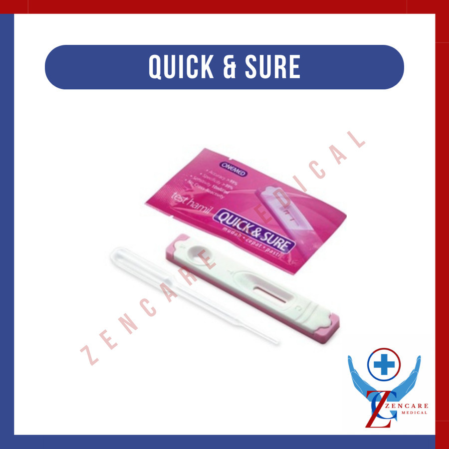 Jual Test Pack OneMed Quick & Sure ( Test Kehamilan Instant ) | Shopee ...
