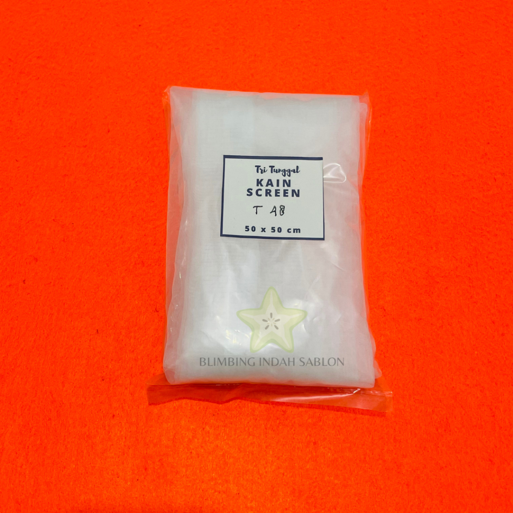 Jual Lembaran Kain Screen Sablon T48 Ukuran 50x50 cm PERLEMBAR Satu ...