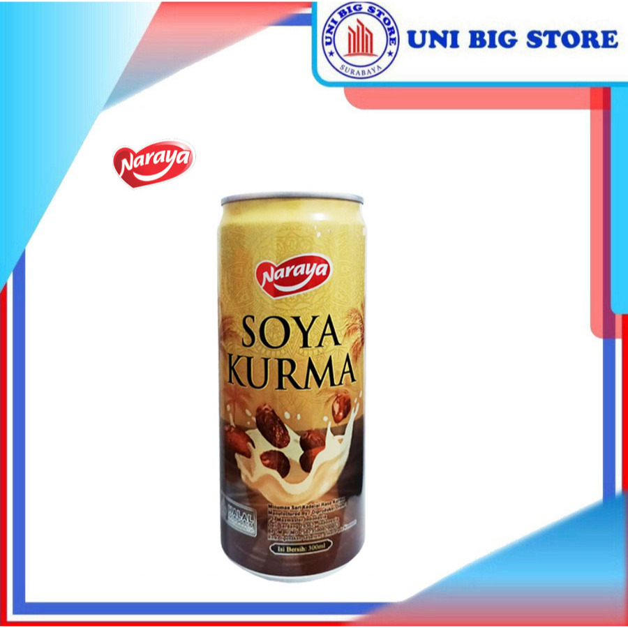 Jual Naraya Susu Soya Kurma 300 Ml Susu Kedelai Shopee Indonesia