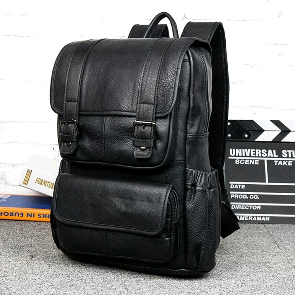 Jual Tas kulit asli -tas ransel pria Tas Laptop 15inci Kulit Sapi Asli ...