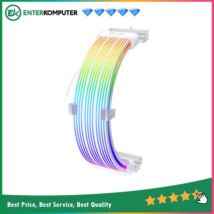 Jual 1STPLAYER CC RGB Cable 24PIN - NC24P WHITE Support 5v RGB Sync | Shopee Indonesia