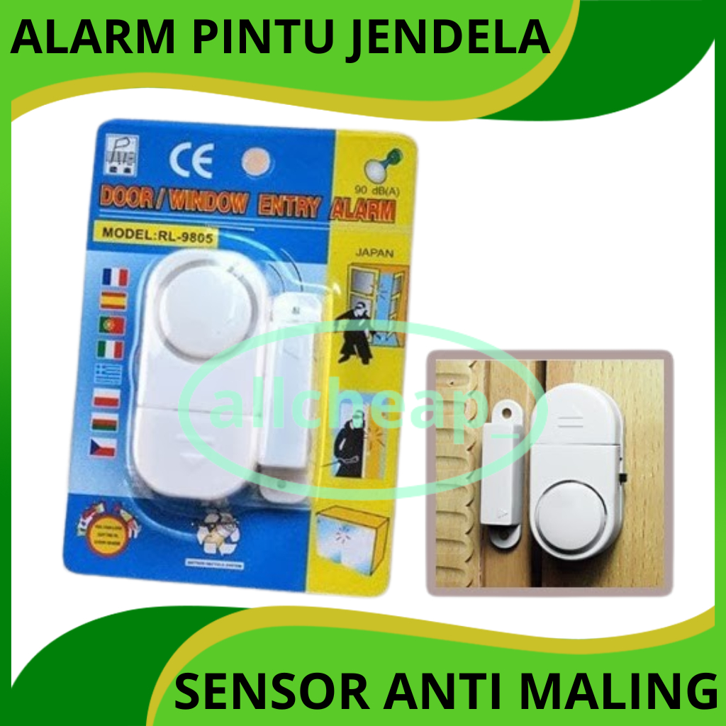 Jual DM - Alarm Pintu Door Sensor Gerak Anti Maling Lemari Jendela ...